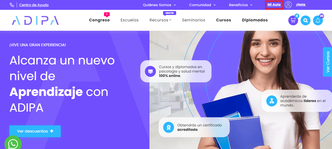 ¿Cómo ingresar a mi curso? – Centro de Ayuda: Academia Digital de ...