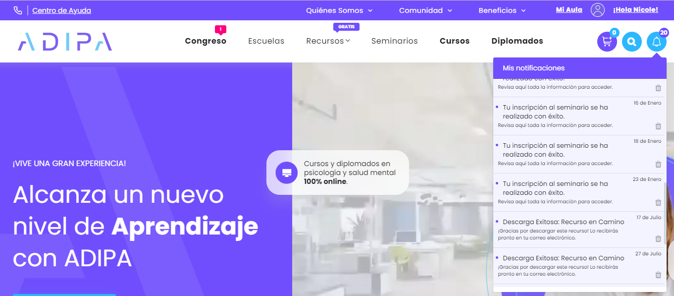 ¿Cómo puedo ver las notificaciones que me envía Adipa? – Centro de ...